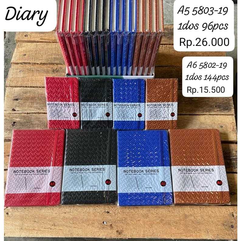 Jual Buku Notes Tali A5 / A6 Polos / Fancy / Buku Catatan / Note book ...