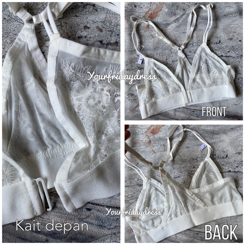 Jual LAST PIECE SALE bra bralette sisa export branded original new push ...
