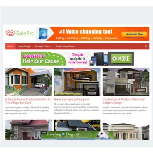 Jual GalePRO Theme Wordpress Original Lisensi Lifetime by Idtheme Untuk Blog Wallpaper ...