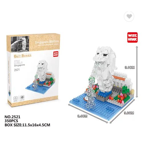 Jual Mainan Koleksi Mini Block DIY Arsitektur Architecture Series ...