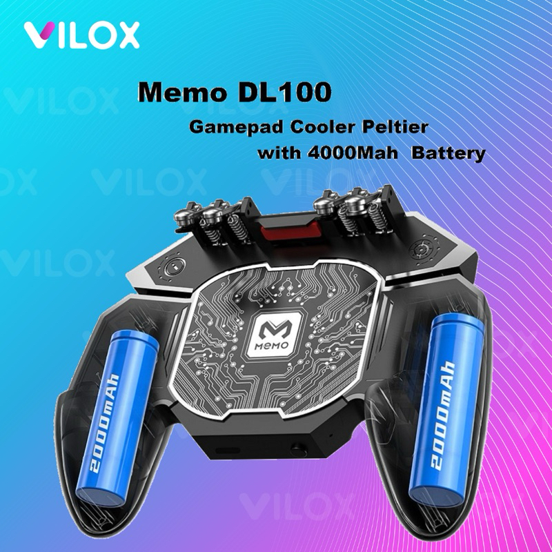 Jual memo gamepad dl100 cooler pendingin 6 fingerplay game pubg ff ...