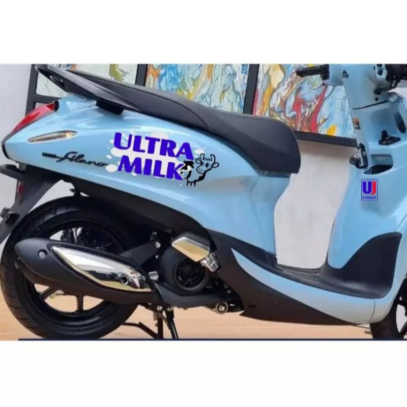 Jual Striping cutting unik/sticker cutting lucu/ultra milk logo ...