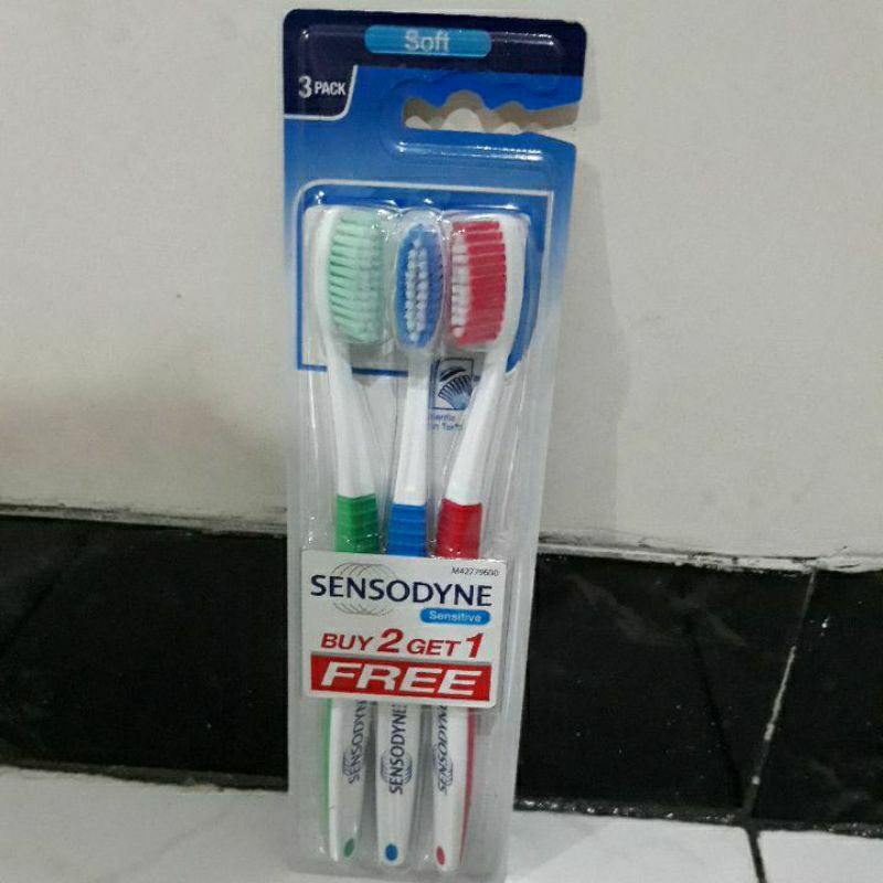 Jual Sensodyne sikat gigi sensitive multiaction | Shopee Indonesia