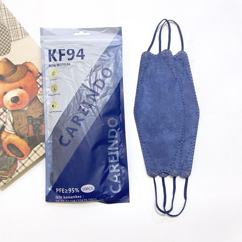 Jual MASKER KF94 4PLY WARNA WARNI EARLOOP/KF94 MASK 4PLY WARNA (10pcs ...