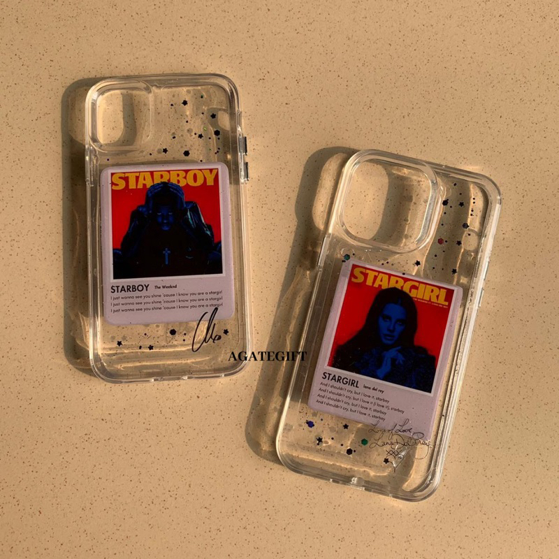 Jual [PREMIUM ANTILUNTUR] STARBOY STARGIRL CASE : THE WEEKND & LANA DEL ...