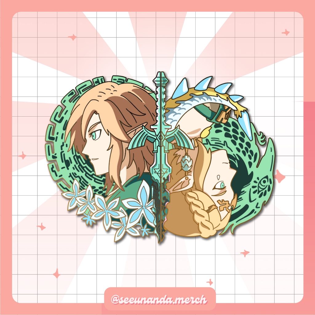 Jual Zelda TOTK Enamel Pins by Seeunanda (Comifuro17 Pre Order ...