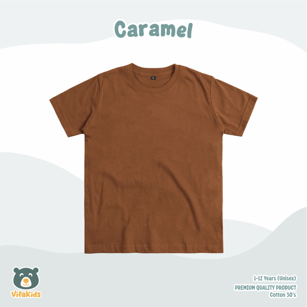 Jual Kaos Polos Anak Cotton 30s Baju Kaos Kids Unisex umur 1-12 tahun - Kaos Anak Polos 1-2 ...