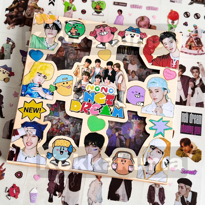 Jual ( KKM ) NONO NCT DREAM Sticker Box 2D Dekorasi BOYBAND Journal ...