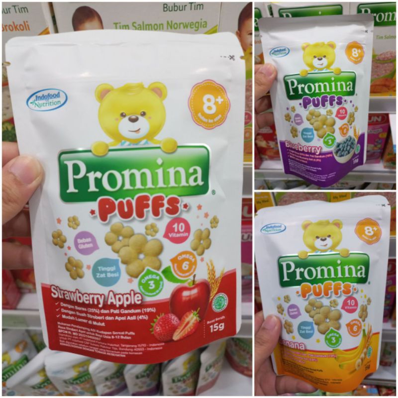 Jual PROMINA PUFFS 15gr - MAKANAN MPASI Bayi - CEMILAN BABY | Shopee ...