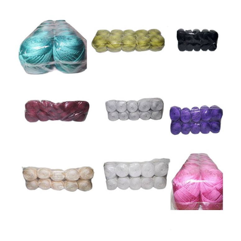 Jual HARGA SPESIAL BENANG RAJUT POLY KILAP 1 PAK HARGA GROSIR (PILIH ...