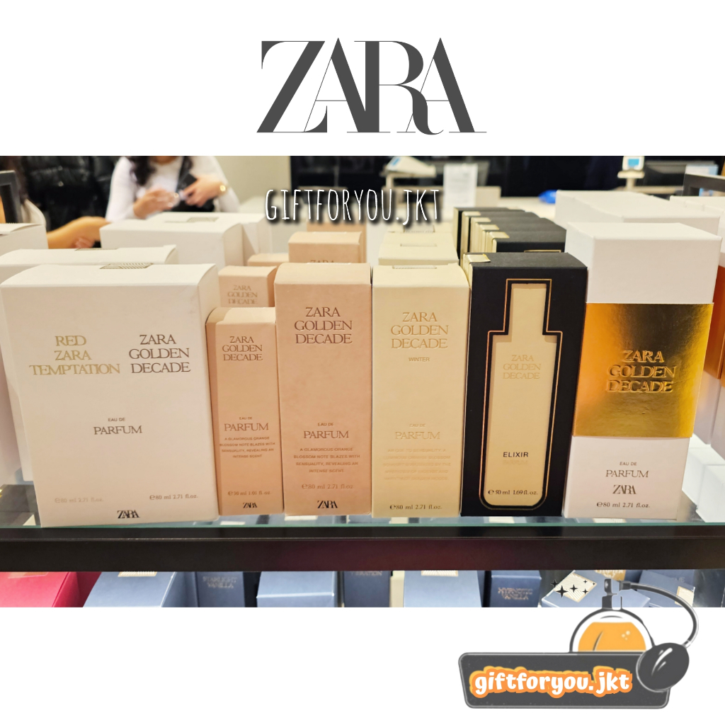 Jual Parfum Zara Golden Decade 30 50 dan 80 ml EDP Original Series Ruby ...