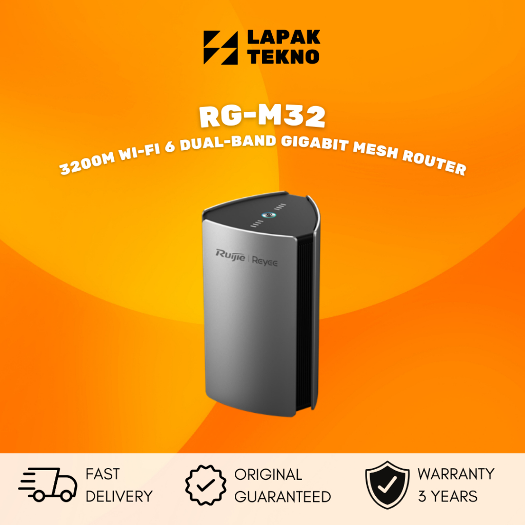 Jual RUIJIE REYEE RG-M32 3200M WI-FI 6 DUAL BAND GIGABIT MESH ROUTER ...