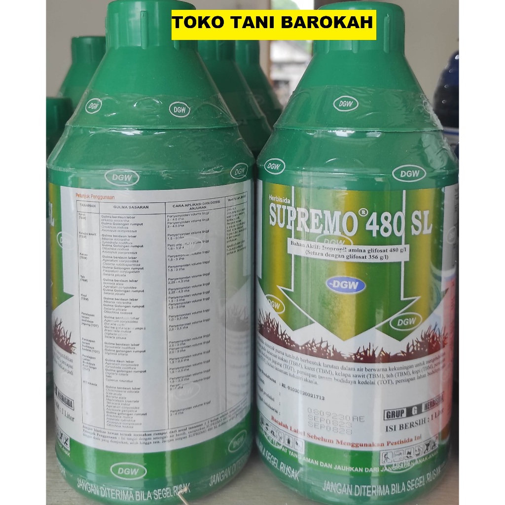 Jual HERBISIDA SUPREMO 480 SL 1 LTR | Shopee Indonesia