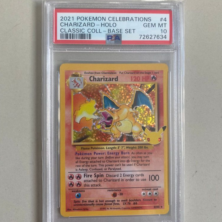 Jual KARTU CHARIZARD CARD 2021 POKEMON CELEBRATIONS CHARIZARD HOLO ...