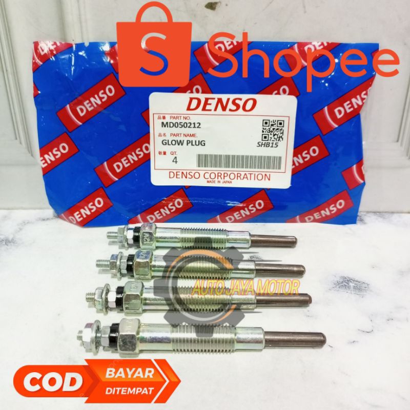 Jual Busi Pemanas Glow Plug 1Set 4pc L300 Diesel 12Volt Original DENSO ...