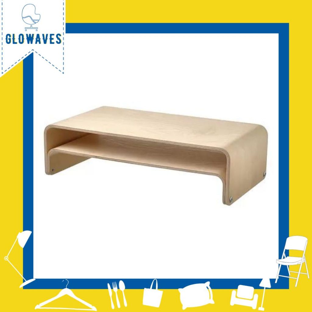 Jual VATTENKAR Stand Laptop / Stand Monitor / Meja Monitor Kayu Birch ...