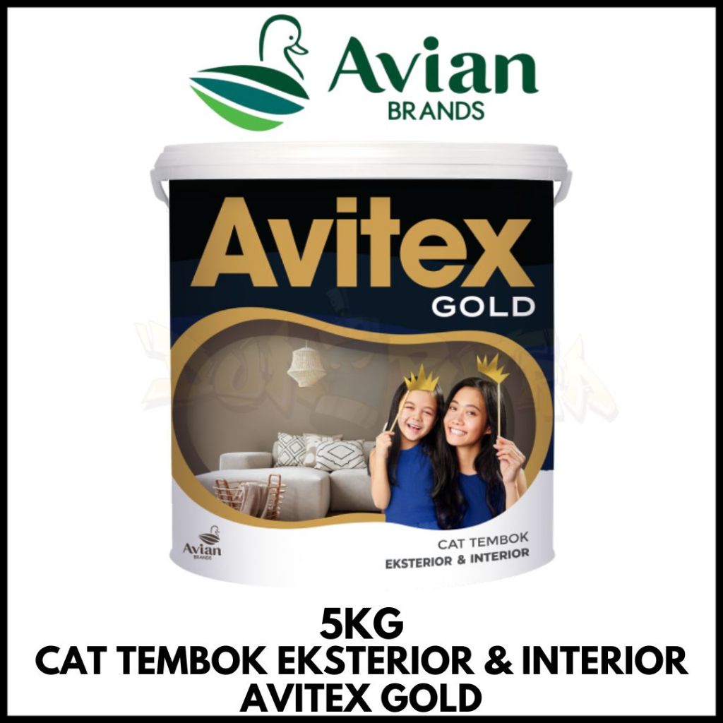 Jual Cat Tembok Avitex Gold Eksterior dan Interior 5kg | Shopee Indonesia
