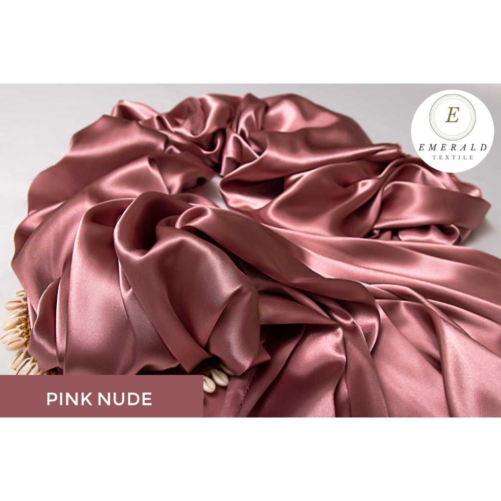 Jual ( BUKAN HIJAB ) SETENGAH METER Kain Satin Charmuse Silk Premium ...