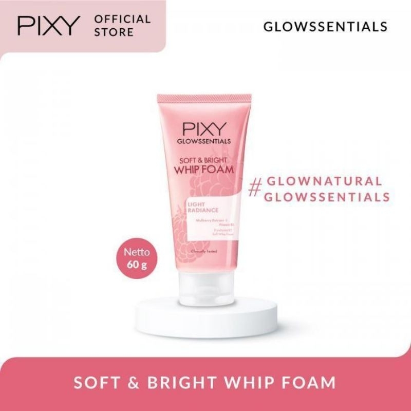 Jual Pixy Soft & Bright Whip Foam Light Radiance 60g | Shopee Indonesia