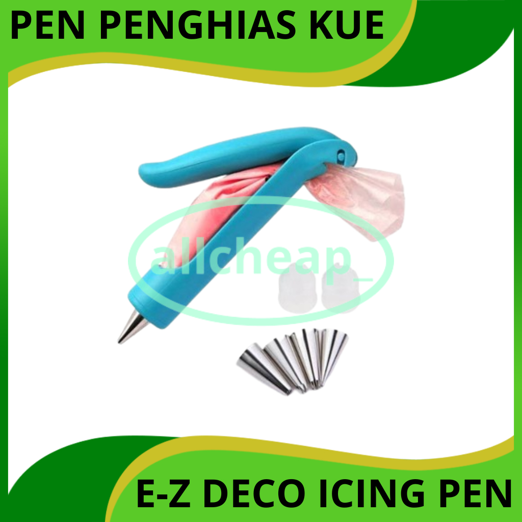Jual DM - Alat Penghias Kue Tart E-Z Deco Icing Pen Cake Decoration Praktis | Shopee Indonesia