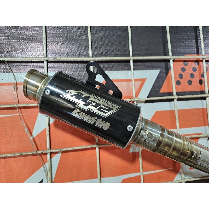 Jual knalpot sonic gtr mp2 muffler type p2 black underbone | Shopee ...