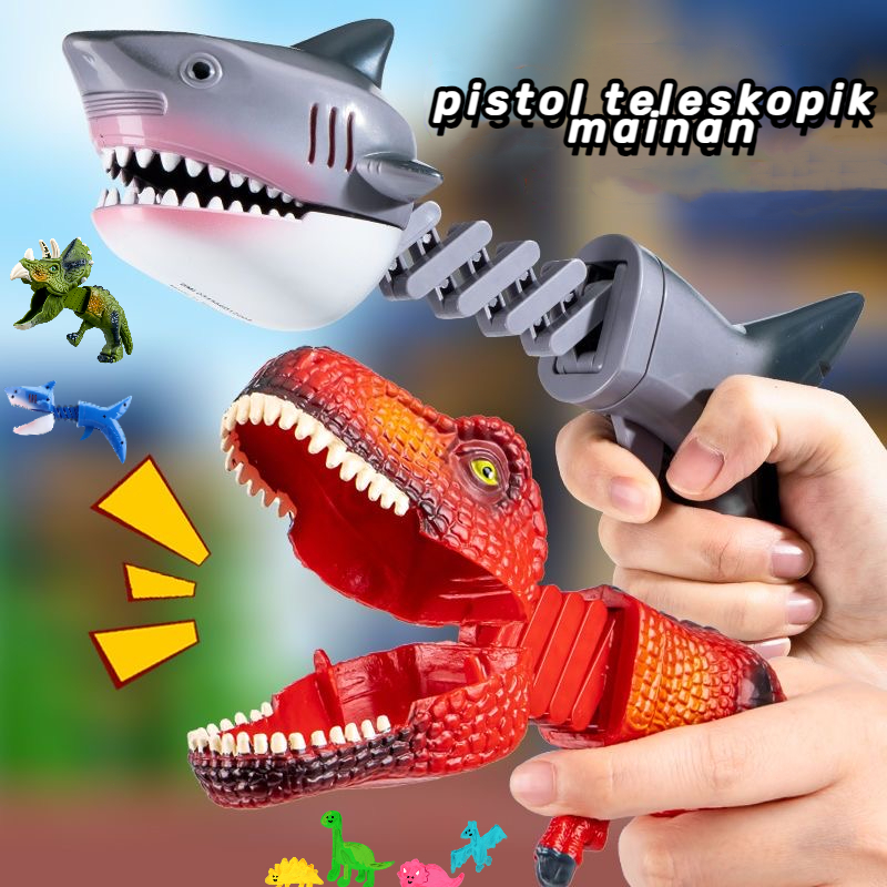 Jual 【COD】Mainan Dinasaurus tekan Dinosaurus Mainan Tekan Pop Up Dino ...