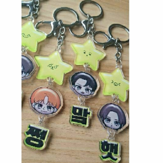 Jual NCT 127 STARFISH ACRYLIC KEYRING KEYCHAIN TAEIL JOHNNY TAEYONG ...