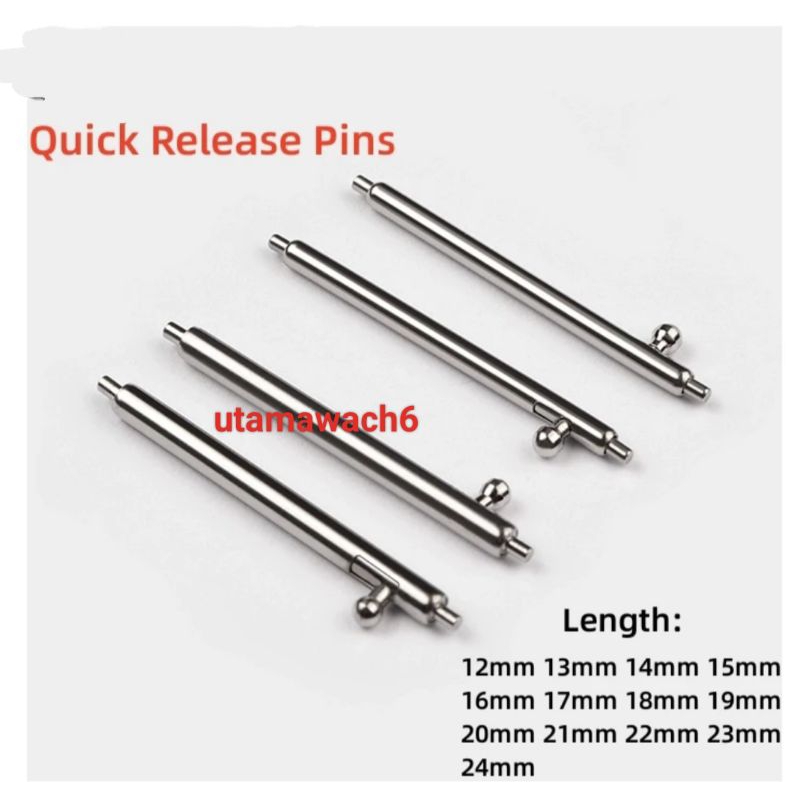 Jual quick release spring bar jam tebal 1.7 ukuran lengkap | Shopee ...