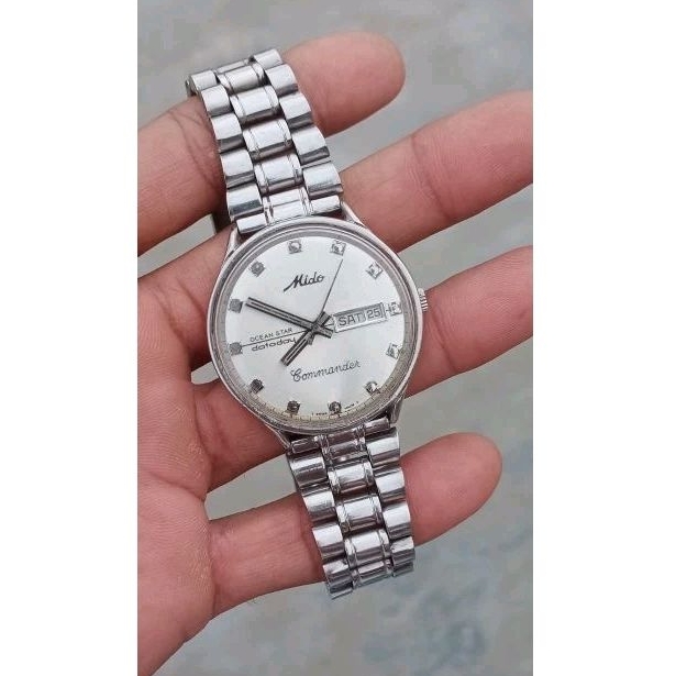 Jual Jam Tangan Mido Commander Ocean Star Datoday Full Original 100% ...