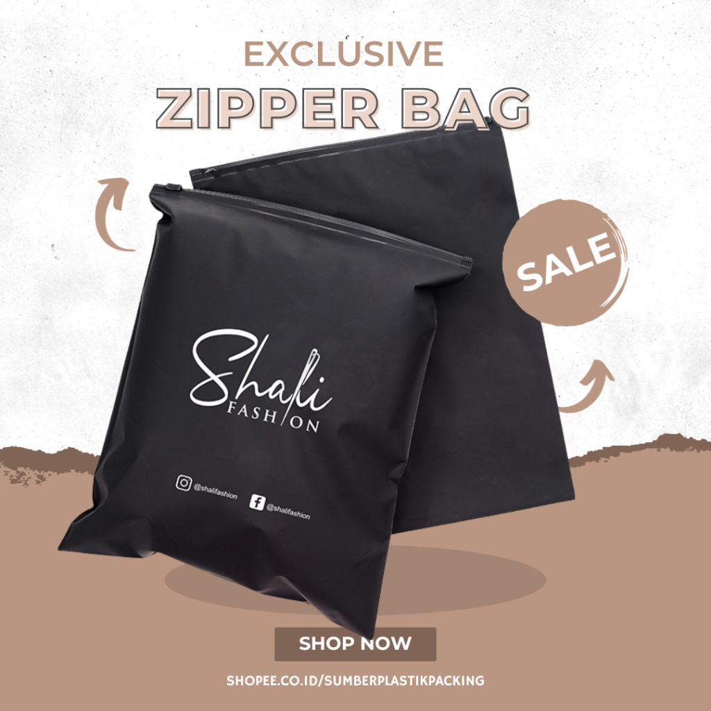 Jual Zipper Bag Hitam | Zipperlock Travelling | Wadah Baju Travelling ...