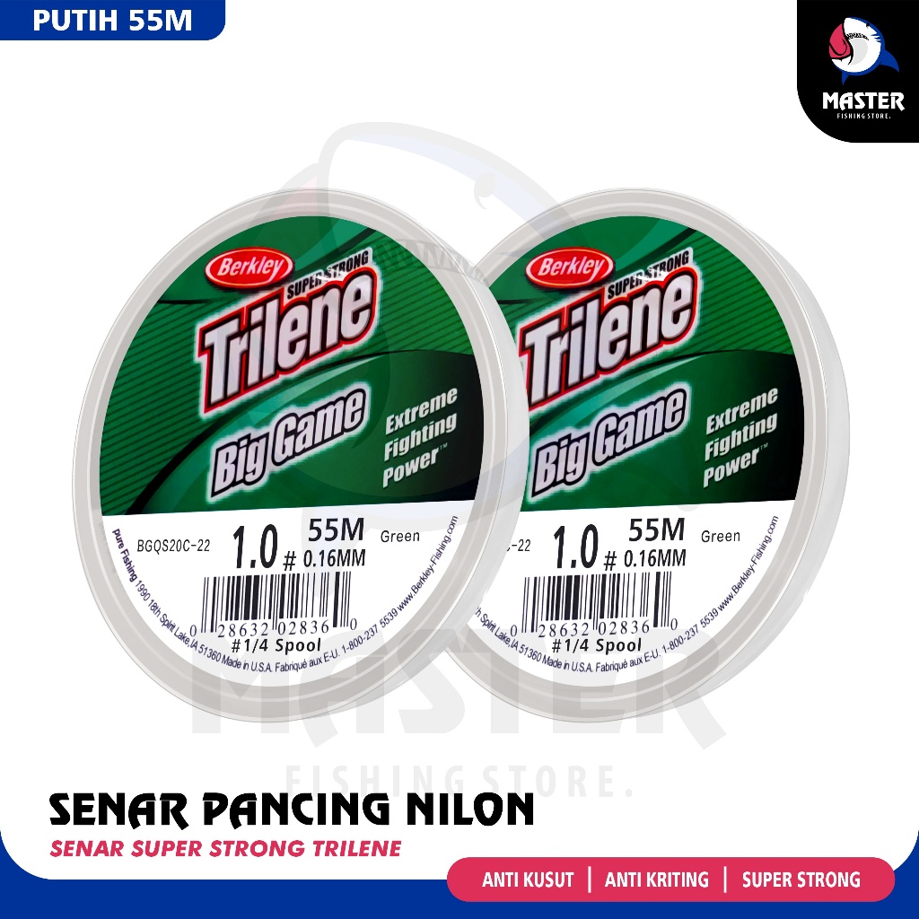Jual MFS - Senar Pancing Trilene Warna Putih Panjang 55m Nilon Garis ...
