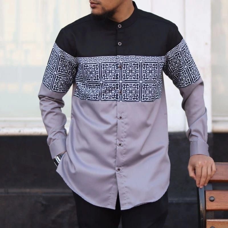 Jual kemko batik lengan panjang varian baru original marajo | Shopee ...