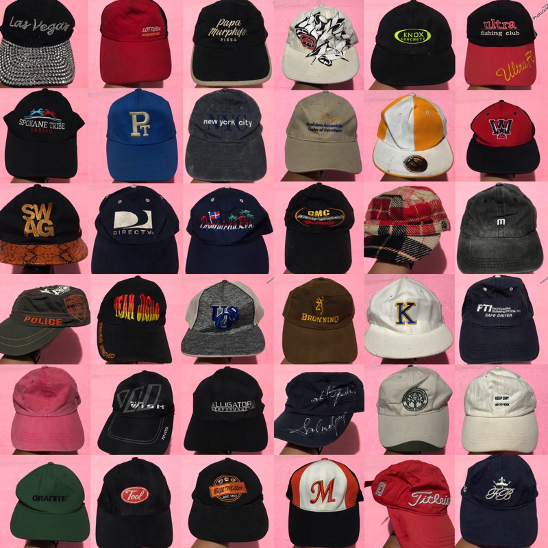 Jual topi second branded original thrifting / murah meriah layak pakai ...