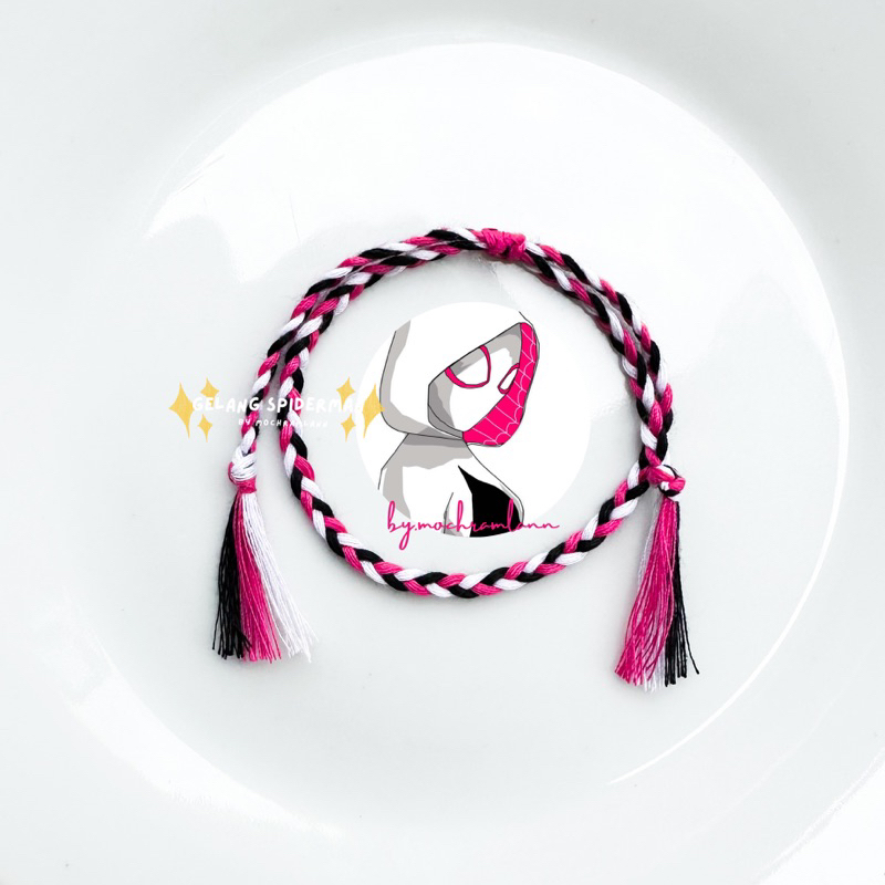 Jual Gelang Couple Spiderman Miles Morales & Gwen Stacy | Spiderman ...