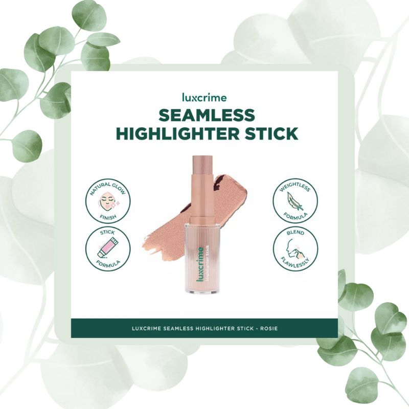 Jual Luxcrime seamless Highlighter stick (roise) | Shopee Indonesia
