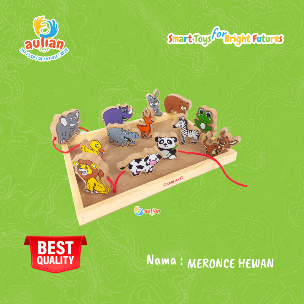 Jual MERONCE HEWAN - MAINAN ANAK / MAINAN EDUKASI / ALAT PERAGA EDUKASI ...