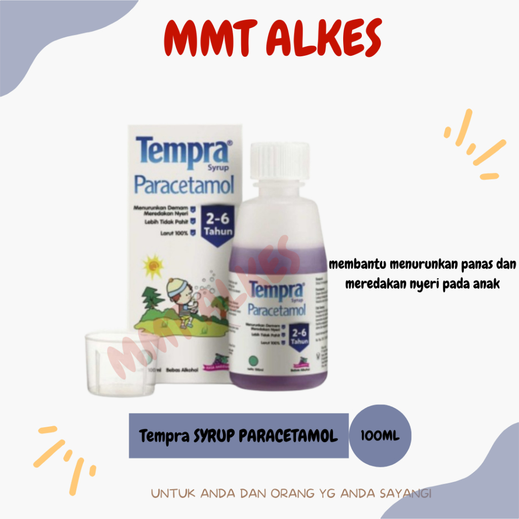 Jual TEMPRA SYRUP PARACETAMOL ISI 100ml | Shopee Indonesia