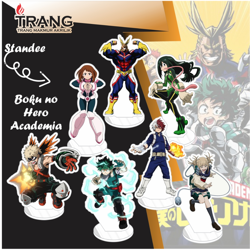 Jual Standee Figure Akrilik Boku No Hero Academia / Standing Action ...