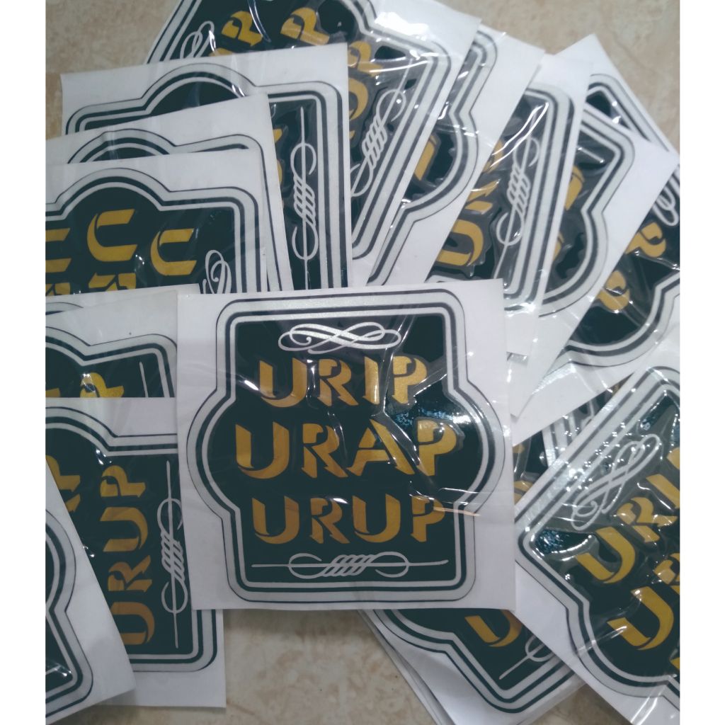 Jual STIKER URIP URAP URUP KATA BIJAK CUTTING TP | Shopee Indonesia