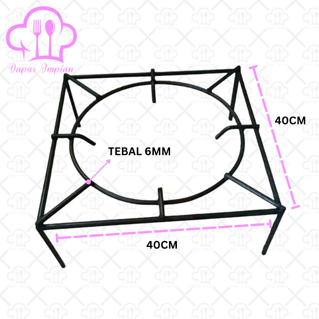Jual Tungku Kompor Besi Api Seribu - Rangka Besi Kompor Api Seribu ...