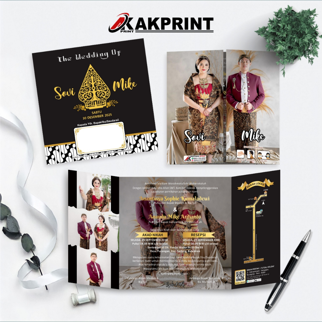 Jual UNDANGAN PERNIKAHAN CUSTOM FOTO MODEL JAWA, UNDANGAN PERNIKAHAN ...