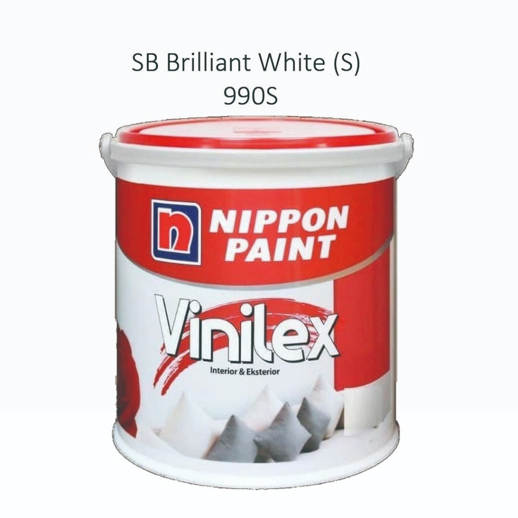 Jual Vinilex Interior 5Kg - SB Brilliant White (S) 990S | Shopee Indonesia