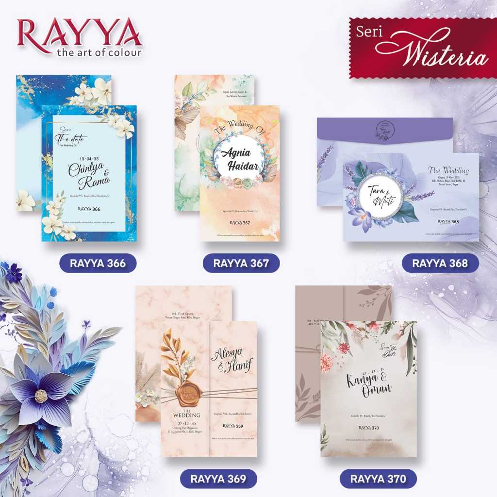 Jual Undangan Rayya 366 Sampai 370 | Shopee Indonesia