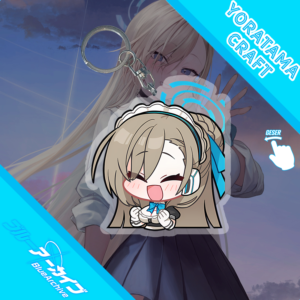 Jual Gantungan Kunci Blue Archive, Keychain Anime Lucu Murah | Shopee ...