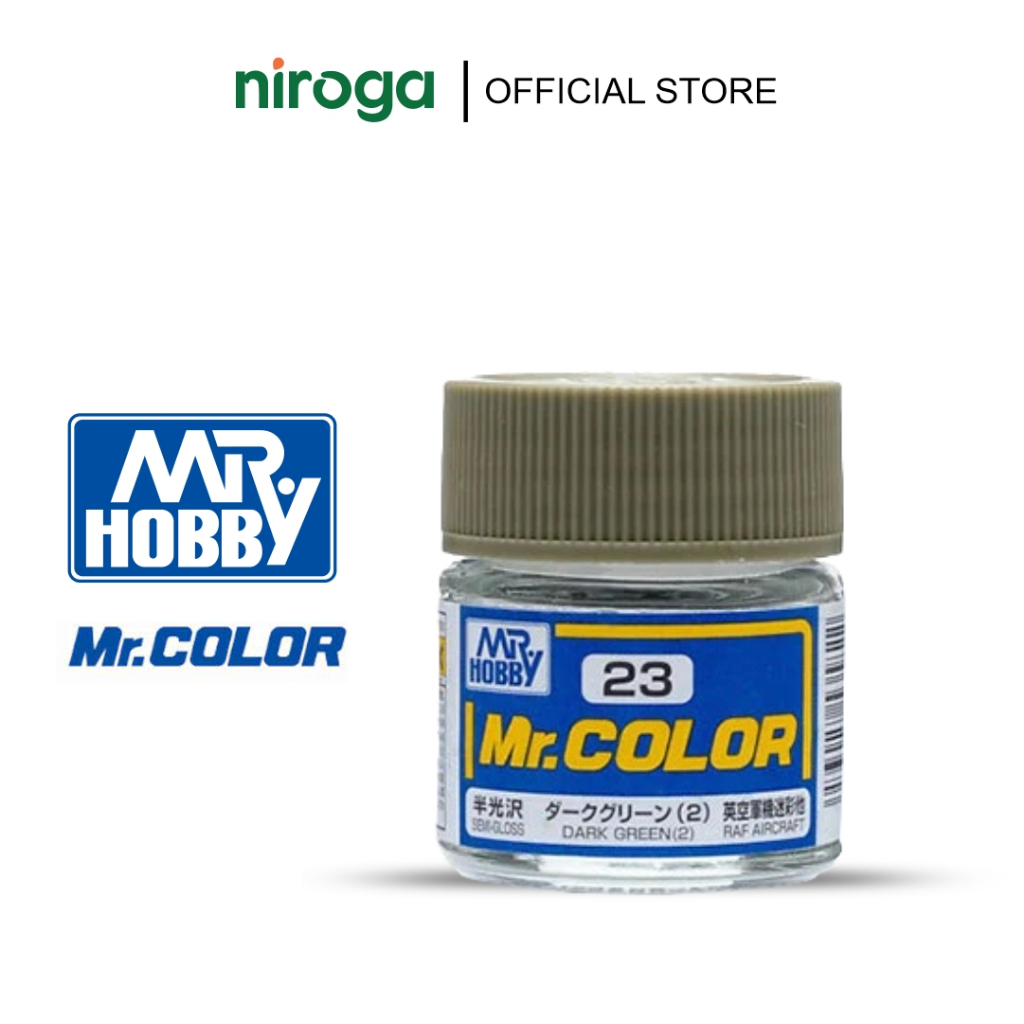 Jual Mr. COLOR C23 Dark Green 2 – Mr. Hobby Lacquer cat model kit ...