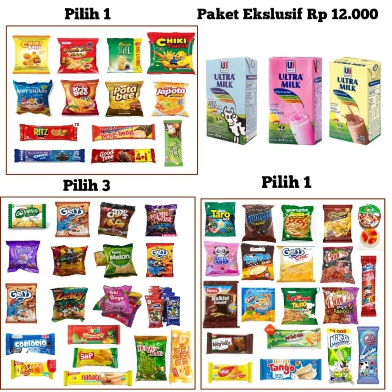 Jual Snack pouch ulang tahun anak ( bisa untuk acara apa aja, tanpa ...