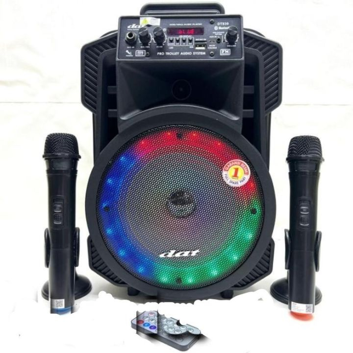 Jual Speaker Portable Wireless Dat DT 830 / DT830 Original 8 inch ...