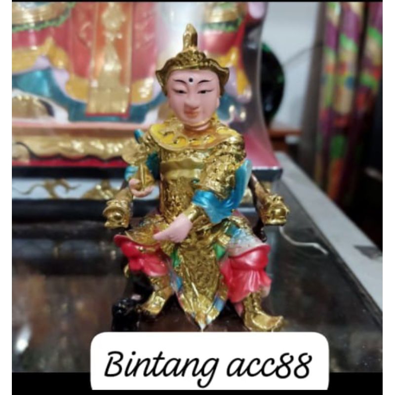 Jual patung dewa Erlang sen fiber 4 inch | Shopee Indonesia