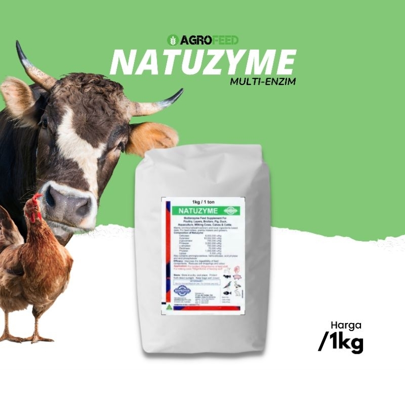 Jual NATUZYME Enzime Pelengkap Nutrisi Kecernaan Pakan Ternak | Shopee ...