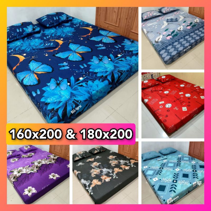 Jual (HANYA SPREI) SPREI MOTIF BUNGA UKURAN 160x200 180x200 SPREI ADEM ...